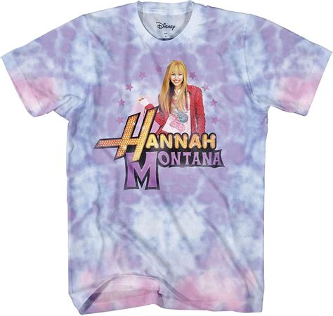 Mens Hannah Montana Dye Shirt Miley Cyrus Hannah Montana Graphic T