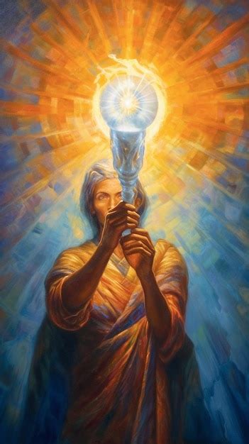 Premium Ai Image Discovering Inner Light