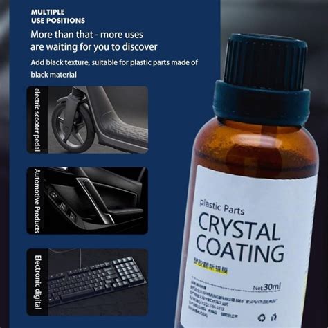 Crystal Coating For Car Bike Cleaning Kit Car Interior Plastic Part Electroplating Finishing