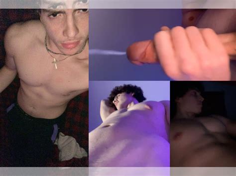 Curly Haired Jock Jerking Off In His Bedroom And Cumming