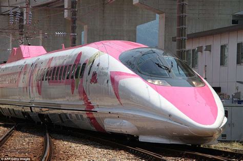 Hello Kitty Bullet Train Is Unveiled In Japan Daily Mail Online