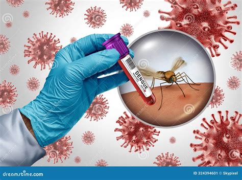 Dengue Virus Which Causes Yellow Fever Royalty Free Cartoon 80801015