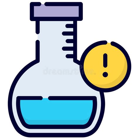 Laboratory Test Icon Stock Vector Illustration Of Tube