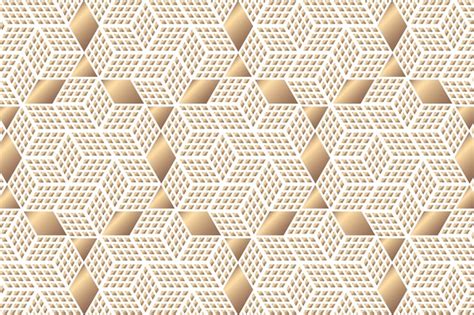 Premium Vector Seamless Hexagonal Geometric Pattern Design