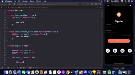 Login Screen Using Swiftui Designing Login Screen Ui Using Swiftui