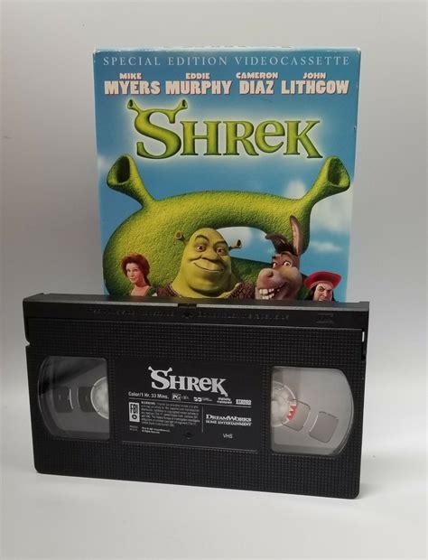 Shrek 2001 Uk Vhs