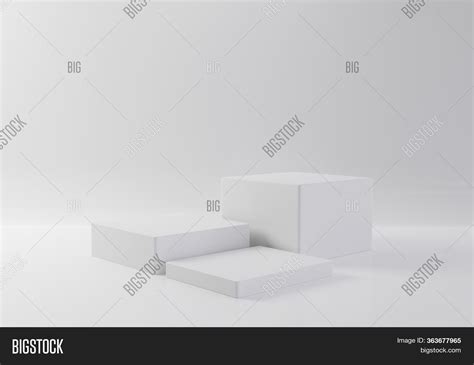 White Rectangle Cube Image And Photo Free Trial Bigstock