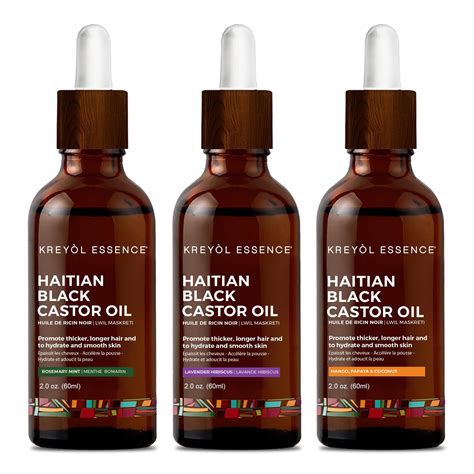 Haitian Black Castor Oil Kreyol Essence