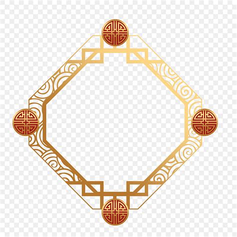 골든 프레임 일러스트 창 그릴 스티커 창문 꽃 상표 중국의 설날 Png 일러스트 및 Psd 이미지 무료 다운로드 Pngtree
