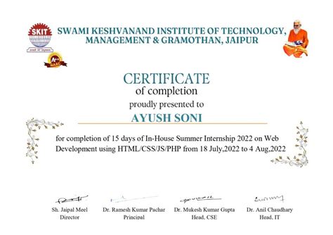 Html Css Javascript Php Mysql Summerinternship2022 Skit Webdevelopment Websites