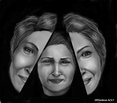 Hiding Inner Feelings Digital Art By Carmen Cordova Fine Art America