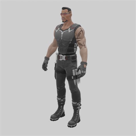 Blade Fortnite 3d Model In Fantasy 3dexport