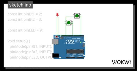 Rangkaian Input 2 Dan 3 Wokwi Esp32 Stm32 Arduino Simulator