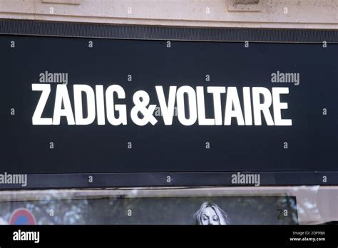 A Shop Sign Of Zadig And Voltaire In Paris On April 17 2020 France