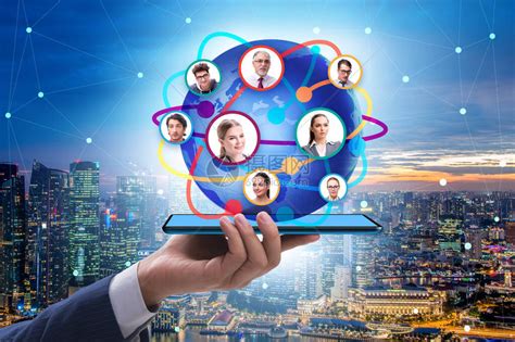 与人的社交网络概念高清图片下载 正版图片502618589 摄图网