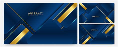 오버랩 레이어가 있는 우아한 네이비 블루 골드 배경 비즈니스 기업 기관 파티 축제 세미나 및 강연을 위한 소송 0명에 대한 스톡 벡터 아트 및 기타 이미지 Istock