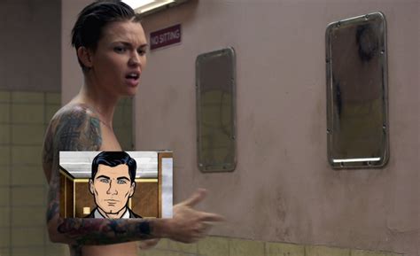 Ruby Rose Has Archer Tattoo On Orange Is The New Black