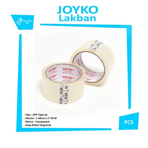 Jual Joyko Lakban Bening Dan Coklat 2 Inch X 50mtr Roll Shopee Indonesia