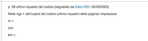 Errori Primo Capitolo Che Non Ostacolano La Conprenzione · Issue 160