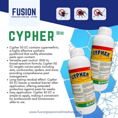 Cypher 50 Ec Fly Control Fly Killer Insecticide Fusionpassion