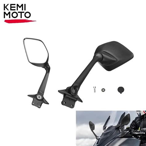 Motorcycle Side Mirrors For Yamaha Tmax 530 T Max530 2017 2020 Rearview Mirror Black T Max560yn