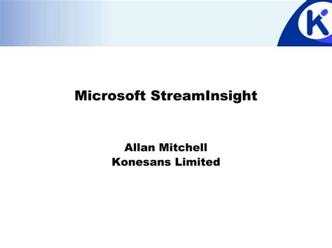 Ppt Microsoft Streaminsight Powerpoint Presentation Free Download