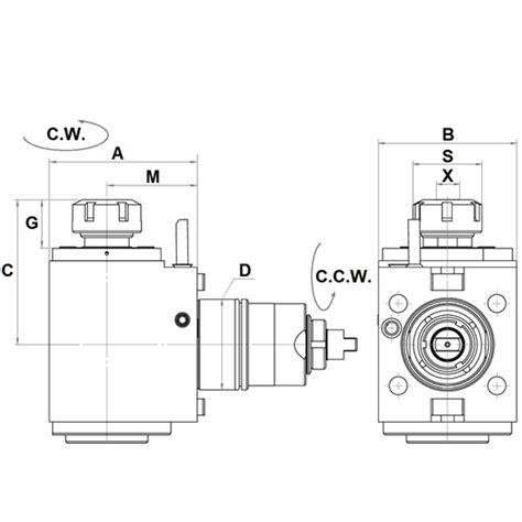 Bmt Radial Drilling Milling Head Er25 L65 Mm With External Coolant For Nakamura Wt150 Imte