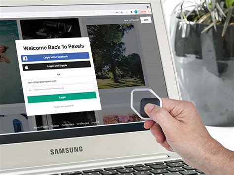 Jem Biometric Authenticator Device Jempass Password Manager Plan