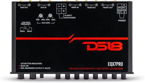 Ds18 Eqx7pro Audio Equalizer Crossover High Level Input 7