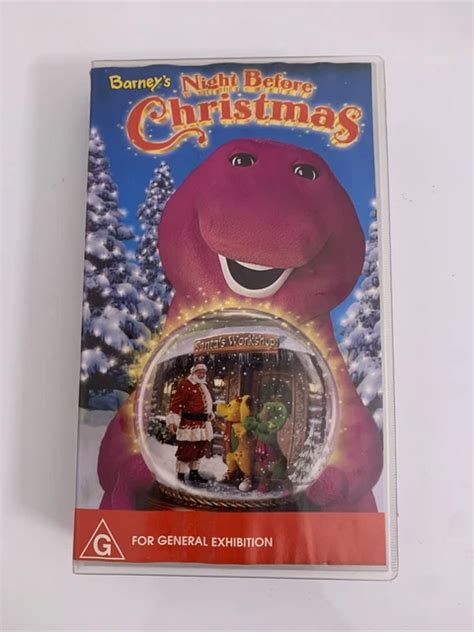 Barneys Night Before Christmas Vhs Pal 1999 £16 29 Picclick Uk
