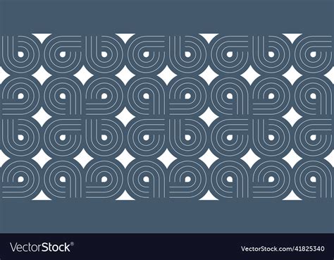 Lattice Geometric Seamless Pattern Design Trendy Vector Image