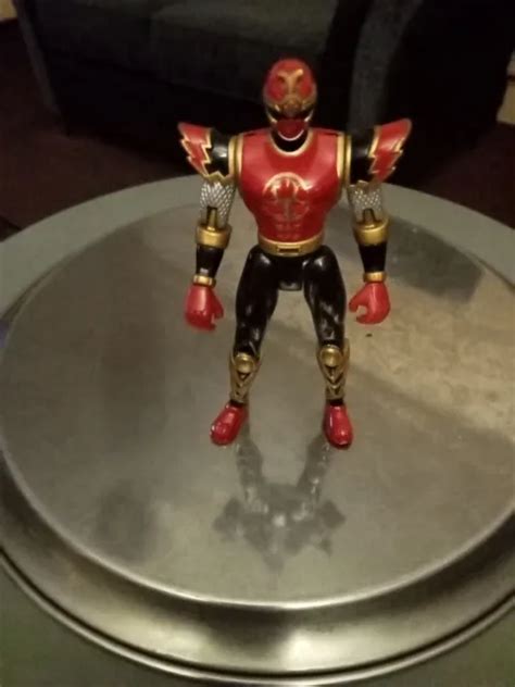 Power Rangers Ninja Storm Crimson Tsunami Ranger 55 Figure 2002 £299 Picclick Uk