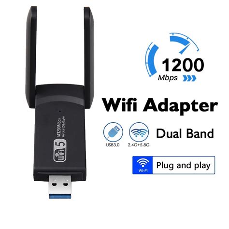 ส่งจากไทย ตัวรับสัญญาณ Wifi Pc ตัวรับ Wifi แรง ตัวรับสัญญาณ Wifi 5g Usb3 0 Dual Band Usb Adapter