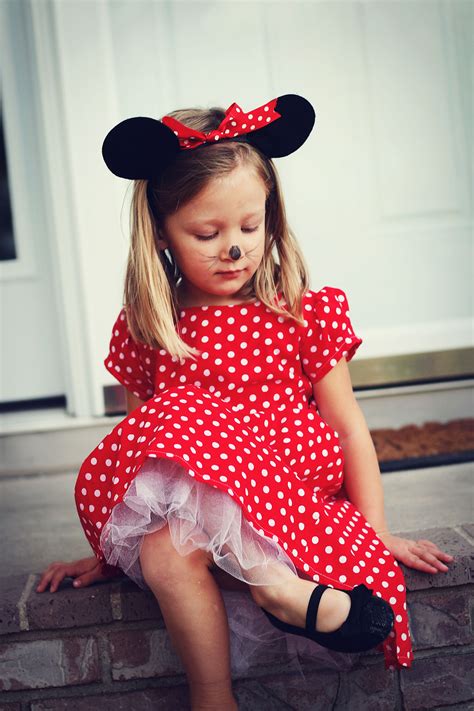 Minnie Mouse Nerd Kostyme For Barn Minnie Mouse Nerd Kostyme For Barn