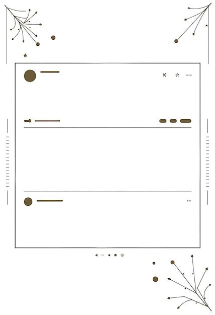 Minimalistisches Theme Layout Bildschirm Für Einen Art Streamer Mit Weichem Monochromati