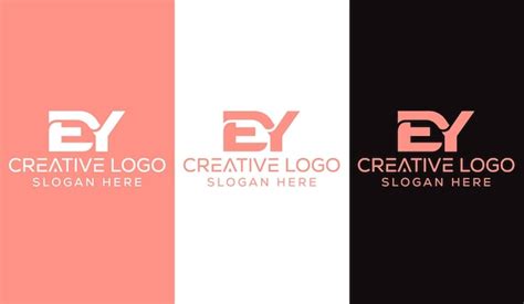 Premium Vector Initial Letter Ey Logo Design Monogram Creative Modern