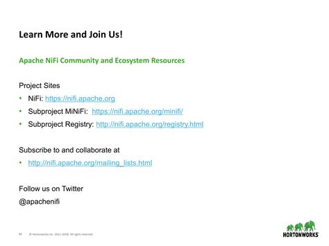 State Of The Apache Nifi Ecosystem And Community Ppt