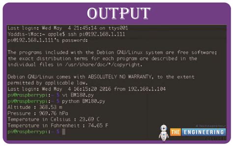 Interface Bmp180 Air Pressure Sensor With Raspberry Pi 4 The Engineering Projects