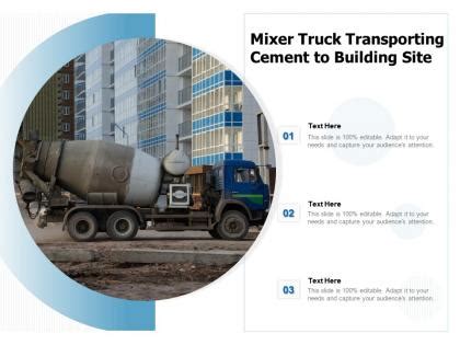Transporting Cement Powerpoint Presentation And Slides Ppt Presentation