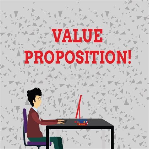 Word Writing Text Value Proposition Business Concept For Innovation Service Intended Make