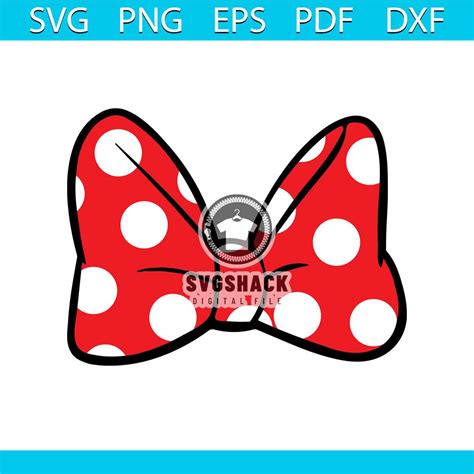 Minnie Mouse Bow Svg Free Disney Svg Bow Svg Instant Down Inspire Uplift