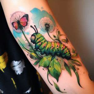 The Hidden Messages Of Caterpillar Tattoos With Design Ideas Tattoos Pick