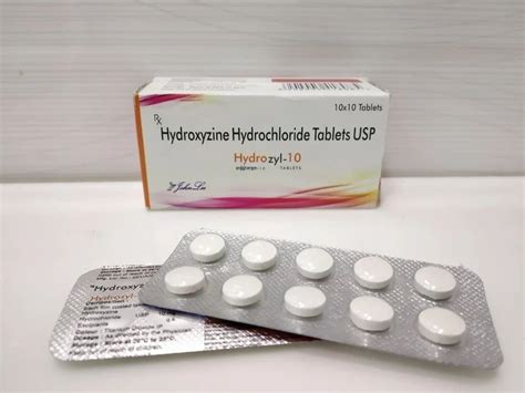 Hydroxyzine Hydrochloride Tablet Usp At ₹ 52 50 Box Nagpur Id