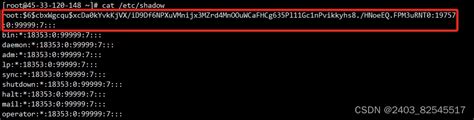 kalilinux解密shadow文件root密码sha512解密方法 csdn博客