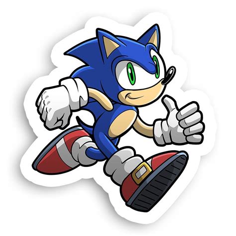 Sonic The Hedgehog Sticker Sonic Sonic The Hedgehog Sticker Design