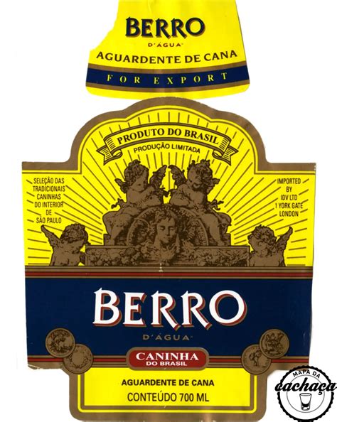 Rótulo Berro Mapa Da Cachaça Rótulo Berro Mapa Da Cachaça