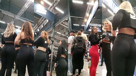 Insane Girls In Tight Black Leggings Candid Best Premium