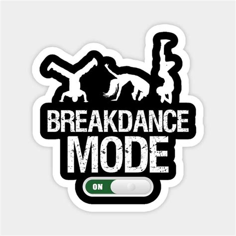 Break Dance Breakdancing Bboy Handstand Geschenk Magnet