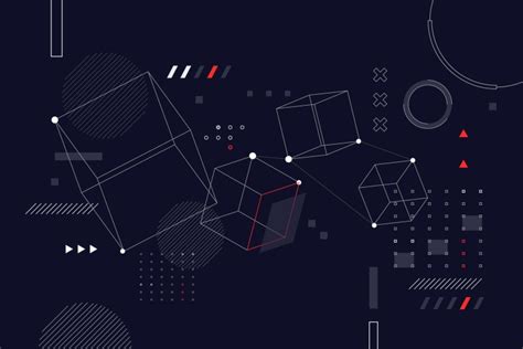 دانلود وکتور پس زمینه طرح اجسام هندسی دانلود رایگان فایل لایه باز