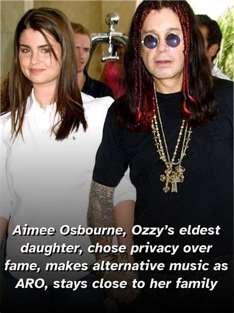 Aimee Osbourne Is The Eldest Daughter Of Ozzy And Sharon Osbourne Unlike